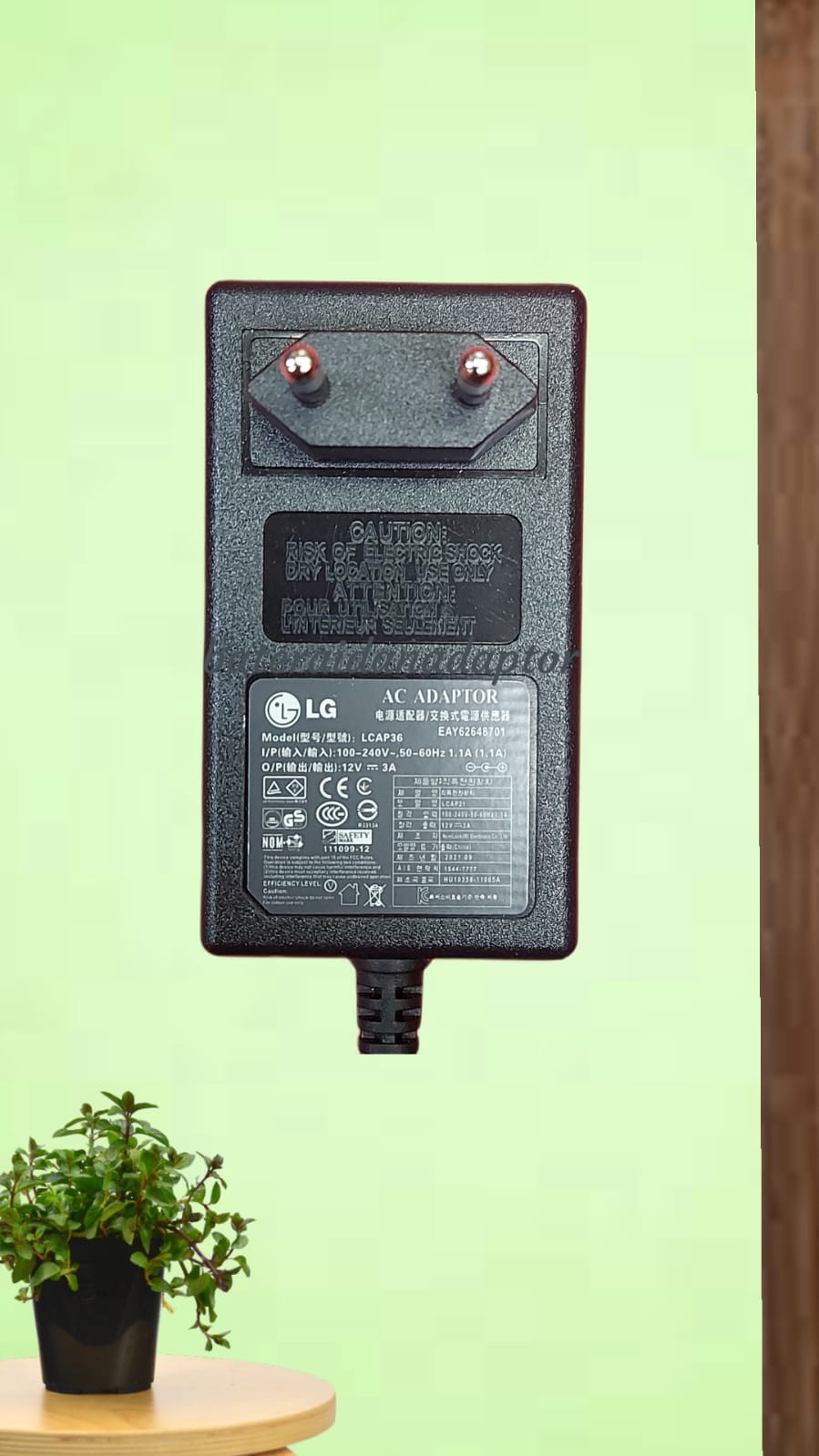 Adaptor Monitor LG 12V 3A Replacement | bateraidanadaptor