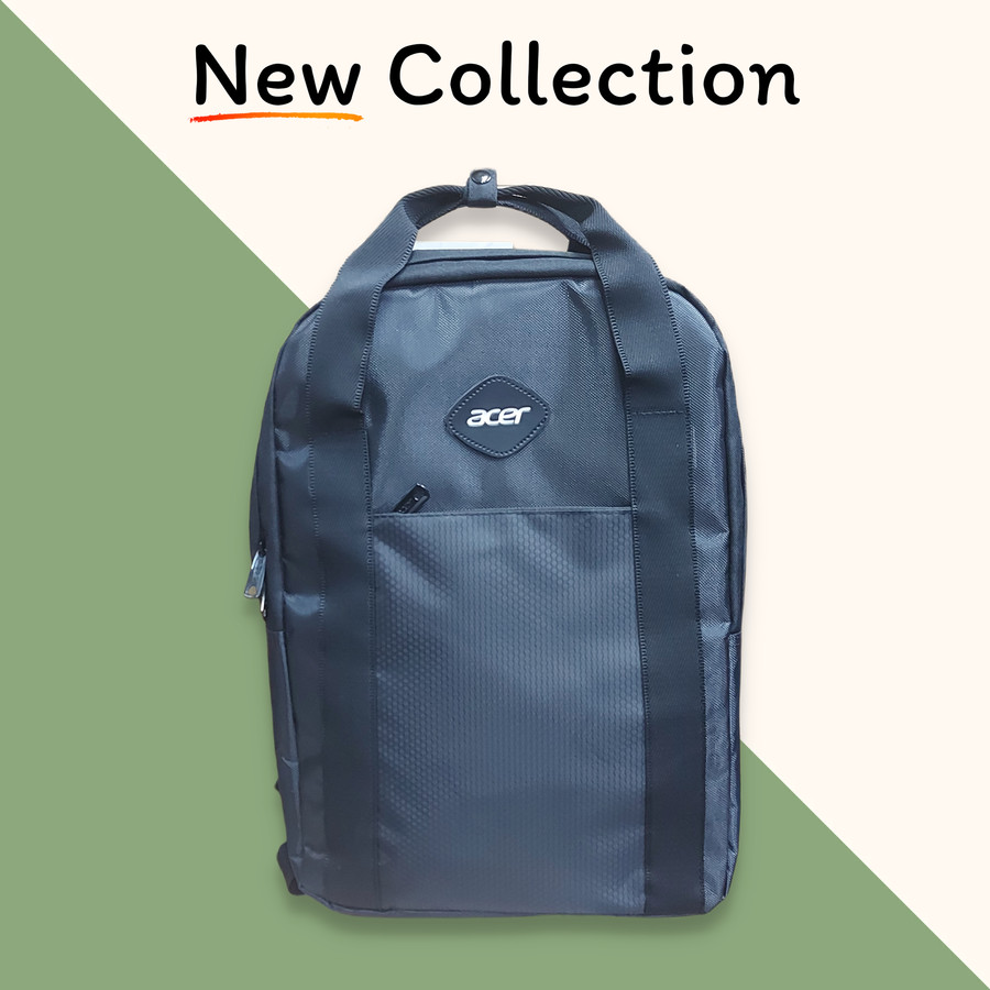 Tas Laptop Acer Backpack Black | bateraidanadaptor