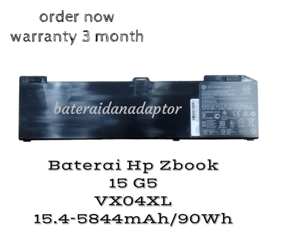 VX04XL Laptop Battery For HP Zbook 15 G5 G6 Series HSN-Q13C HSTNN-IB8F ...
