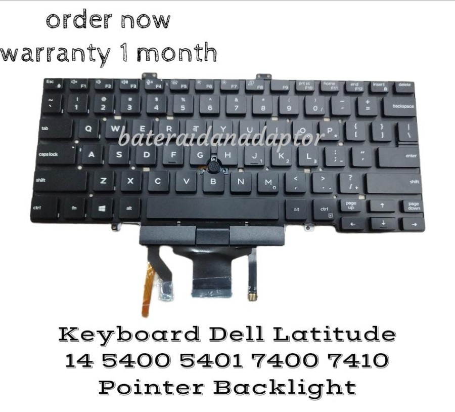 Keyboard Replacement Dell Latitude 14 5400 5401 7400 7410 Pointer ...