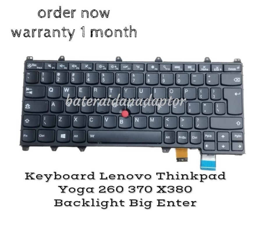 Keyboard Replacement Lenovo Thinkpad Yoga 260 370 X380 Backlight Big ...