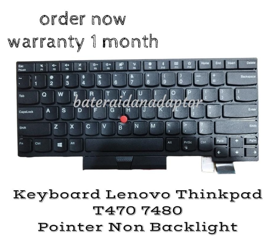 Keyboard Lenovo Thinkpad T470 T480 Pointer Non Backlight ...