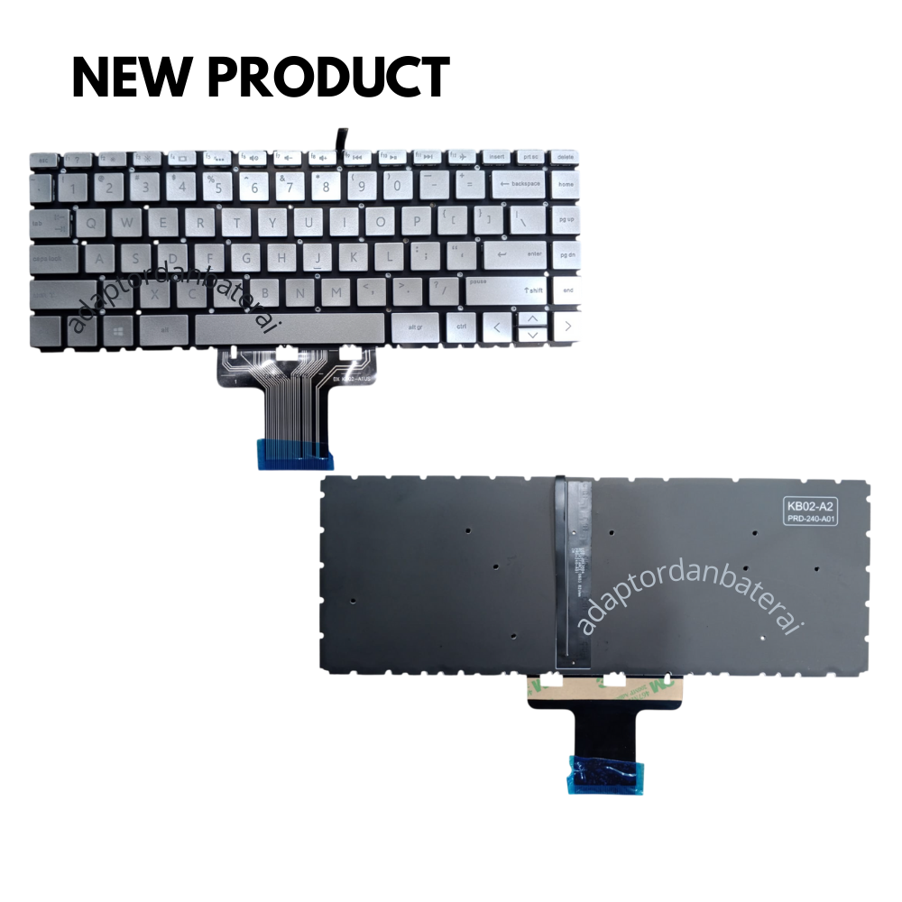 Keyboard Laptop Replacement HP 14-CK 14-CD 14-CM 14-DG 14-DQ 14s-DQ 240 ...